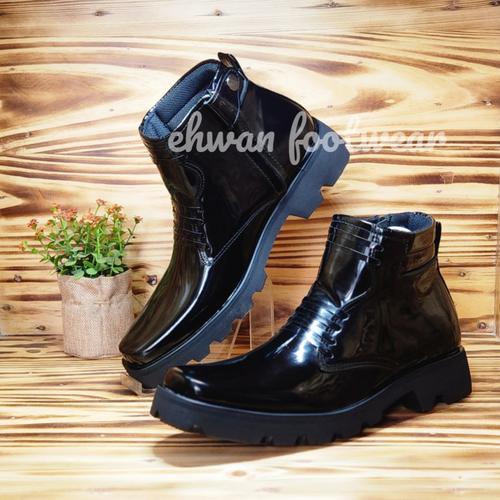 Jual sepatu pdh radial sepatu pdh pria sepatu pdh TNI polri hitam glos ...