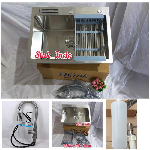 Promo [LARIS] Bak Cuci Piring 60cm westafel Sink Kitchen Sink Stainless ...