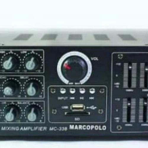 Jual Amplifier MARCOPOLO MC-338 amplifier Marcopolo USB MMC bluetooth ...