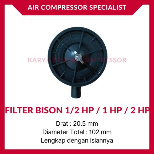 Jual Air Filter Assy Set Kompresor Udara BISON 1/2 HP 1 HP 2 HP - Kota Surabaya - Karya Tehnik ...