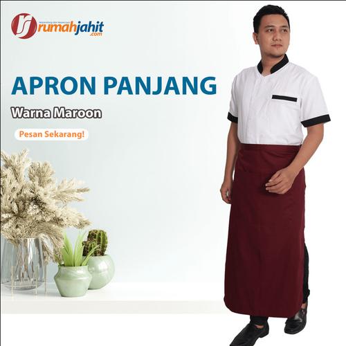 Jual Apron Panjang/Long Apron/Apron Koki/Apron Chef/Celemek/Celemek ...