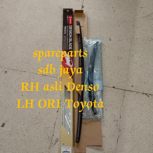 Jual karet wiper kaca depan Innova reborn 2016up set LH RH 100% Denso ...