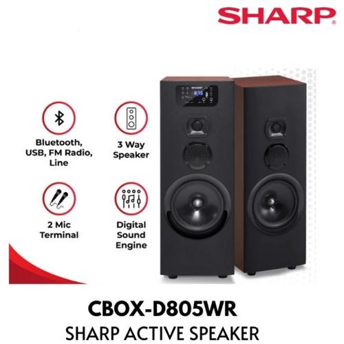 Jual Speaker Aktif Sharp CBOX-D805WR | CBOX-D805 WR CBOXD805WR CBOXD805 ...