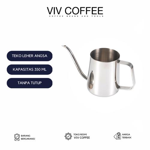 Jual Teko Leher Angsa V60 Coffee Gooseneck Kettle Coffee Drip 350ml ...