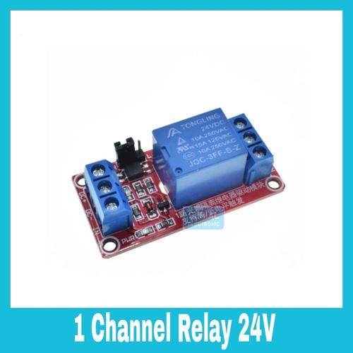 Jual 1 Channel Relay Module 24V High / Low Level Trigger - Jakarta ...