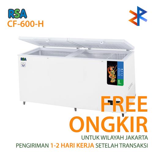 Promo Chest Freezer RSA CF-600 H / CF600H Freezer Box 500 liter Cicil 0 ...