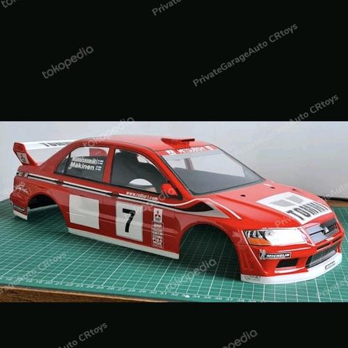 Jual CRtoys clear body rc tamiya lancer EVO7 evo vii 50927 - Kota ...