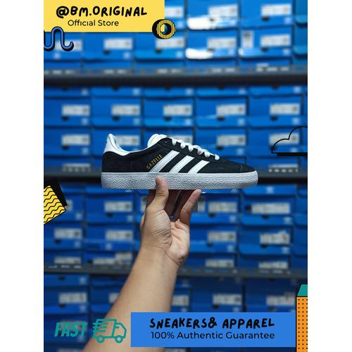 Jual Adidas Gazelle ADV Skate Black White Gold ORIGINAL FX6563 - 44.5 ...
