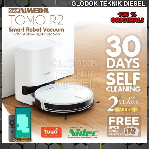 Jual Umeda Tomo R2 Robot Vacuum Cleaner Mop + Auto Empty Station - Kota ...