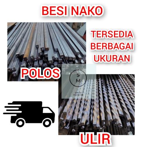 Jual Besi Nako/Besi Kotak 12 MM Polos Panjang 6 M - Kota Tangerang ...