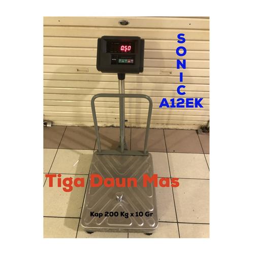 Jual Timbangan Digital Barang / Timbangan lantai A12E 150 Kg / 200 Kg - Jakarta Barat - Mr ...
