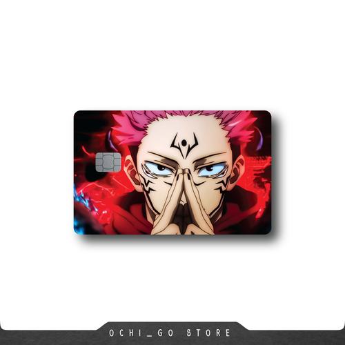 Jual Stiker Garskin Kartu Atm Skin Card Anime jujutsu kaisen Hologram ...