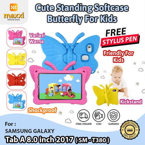 Jual Samsung Tab A 8 A8 2017 T380 T385 Case Anak Kupu Butterfly Casing ...