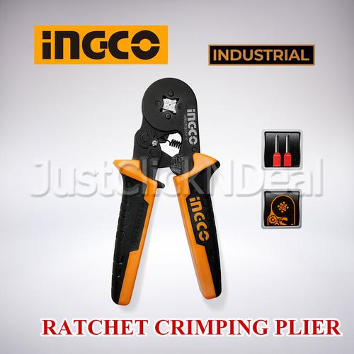 Jual Ingco Tang Press Skun Krimping 6 Inch Ratchet Crimping Pliers ...