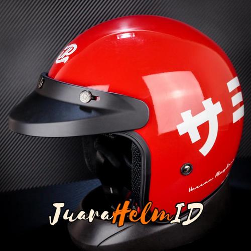 Jual JPX HELM JP RETRO NEW BIGIE BABA V2 / RED FERRARI / JPRETRO ...