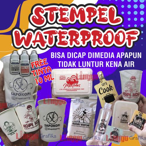 Jual Stempel Plastik | Cup | Botol | Sterofoam Tinta Waterproof - TINTA ...