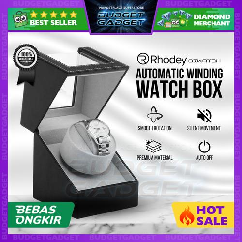 Jual Qiwatch Kotak Display Jam Tangan Rotasi Automatic Winding Watch ...