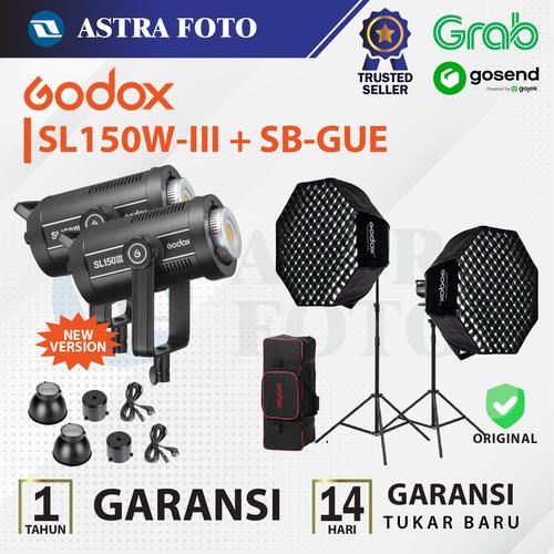 Promo GODOX SL150W III / SL150 III / SL150 W III Paket Softbox ...