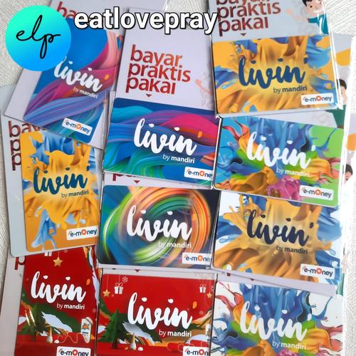 Jual KARTU eMONEY eTOLL ORIGINAL LIVIN MANDIRI / E MONEY E TOLL / KARTU ...