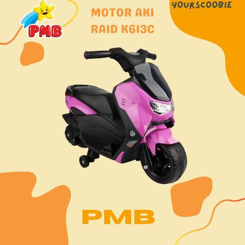 Jual Mainan Anak Motor Aki Mini PMB K613C RAID Motor Aki Anak Murah ...