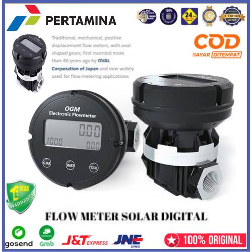 Jual FLOW METER 2 INCH OGM DIGITAL - OVAL GEAR FLOWMETER BBM DIGITAL ...