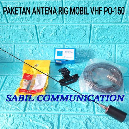 Jual ANTENA RIG MOBIL VHF PO150 PAKET ANTENA PECUT TO RADIO RIG MOBIL VHF - Jakarta Utara ...