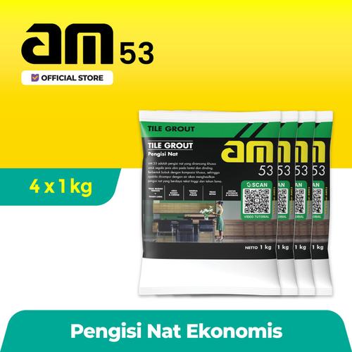 Promo Paket 4x - AM 53 PENGISI NAT kemasan 1 kg - Pink Sakura - Jakarta ...