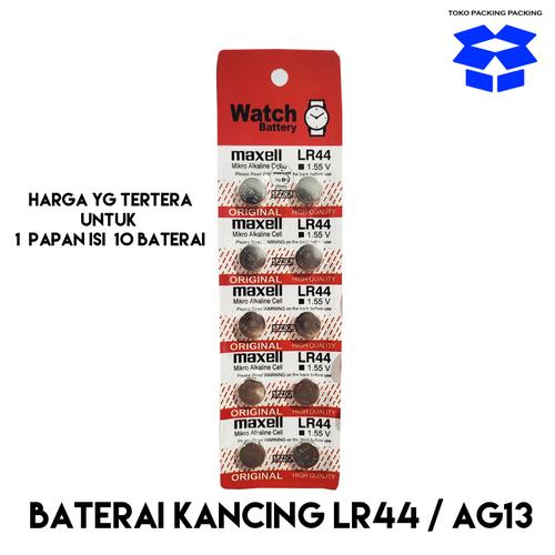 Jual Baterai Kancing LR44 / AG13 bisa untuk jam, kalkulator, remot, mainan - Jakarta Pusat ...