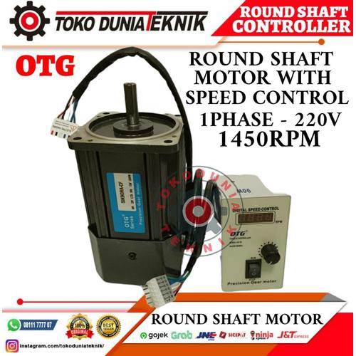 Jual OTG 5IK140RA-CF 140WAT 1PHASE ROUND SHAFT MOTOR VARIABLE SPEED ...