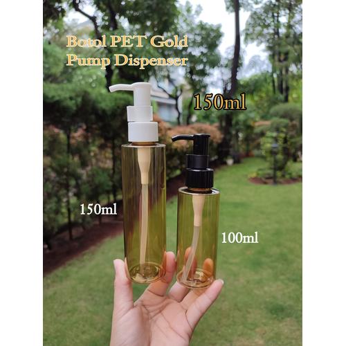Promo Botol Plastik Gold Botol Refill Botol Kosmetik Botol PET Pump ...