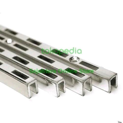 Jual Tiang Bracket Selving Stainless Steel Rel Display : 120cm - Kota ...