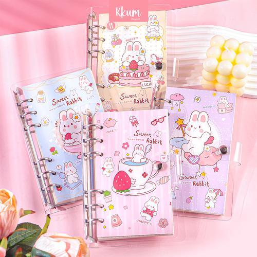 Jual 100 lembar Binder note A6 cute rabbit/ Daily planner/ Agenda ...