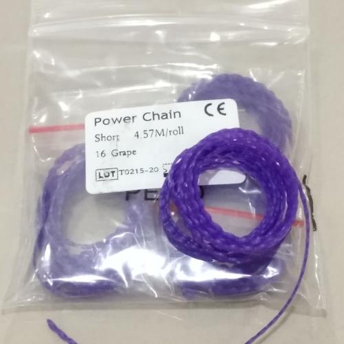 Jual karet behel 1meter Power Chain Ungu anggur ( 016 ) Karet Tarik ...