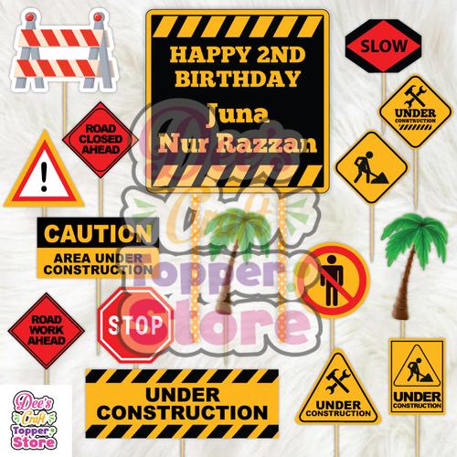 Jual Topper Cake Rambu Lalu Lintas Bisa Request Nama Gambar - Jakarta ...