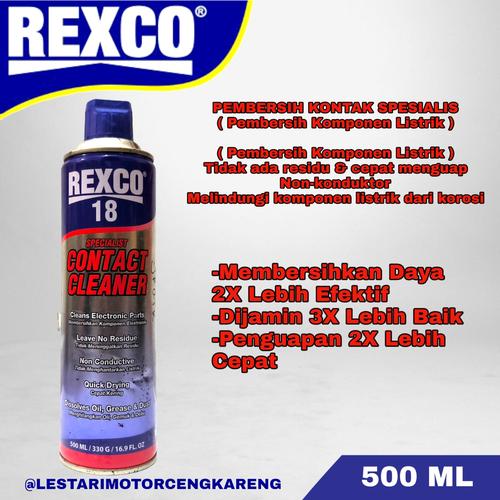 Jual PEMBERSIH ELEKTRIK ELEKTRONIK CLEANER CONTACT CLEANER 500 ML REXCO ...