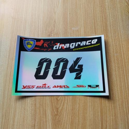 Jual stiker motor angka road race DRAG RACE bisa CASTOM ANGKA stiker ...