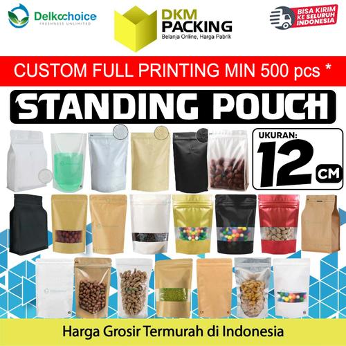 Jual Standing Pouch Variasi Ukuran 12cm Plastik Klip Kemasan Sealer ...