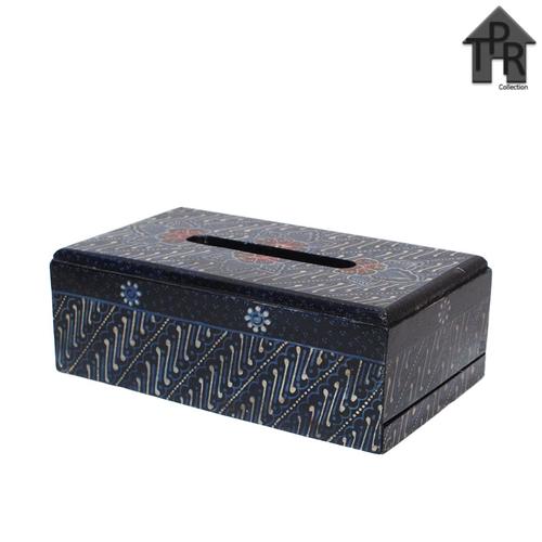 Jual Tempat Tisu Kayu Batik / Box Tisu Tradisional Motif Batik / Tissue ...