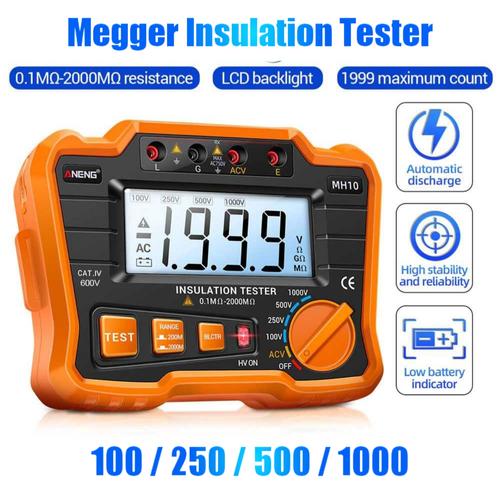 Jual Megger Insulation Tester high voltage Meger Meter Alat Ukur ...