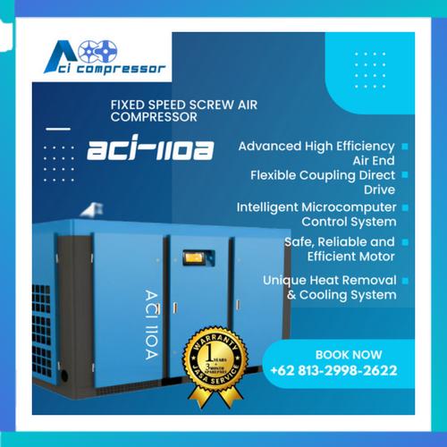 Jual Screw Compressor 110kW 150Hp Kompresor Udara ACI COMPRESSOR ACI ...
