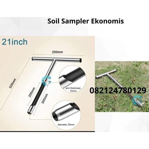 Jual Stainless Steel Soil Sampler Auger Bor Sampling Tanah Ekonomis ...