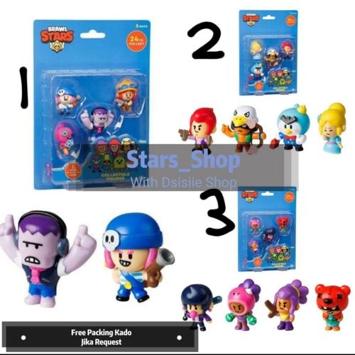 Jual Brawl stars Collectibles Figures Line Friends 5 Figure Original ...