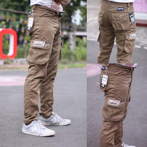Jual Celana Panjang Cargo Fashion Pria cowok laki laki distro premium ...