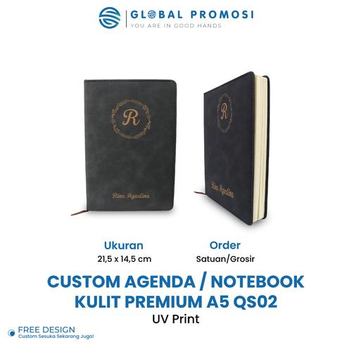 Jual Custom UV Agenda/Notebook Kulit Premium A5 Buku Catatan Souvenir ...