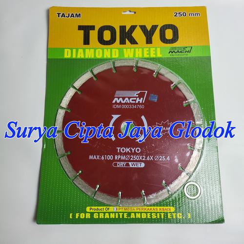 Jual Mata pisau keramik granit beton 10" TOKYO Original Diamond whell ...