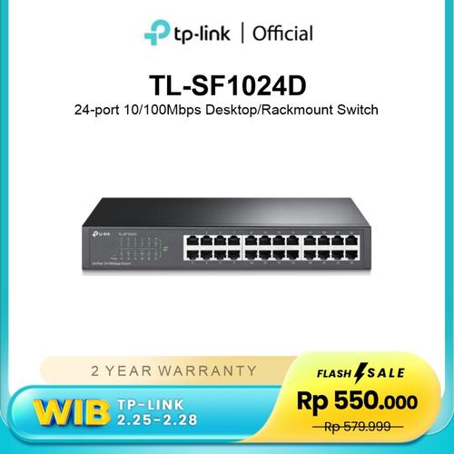 Jual TP-LINK TL-SF1024D 24-port 10/100Mbps Desktop/Rackmount Switch ...