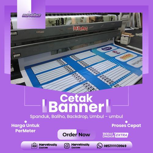 Jual CETAK BANNER SPANDUK MURAH CEPAT BAGUS - Kota Medan - Marvelously ...