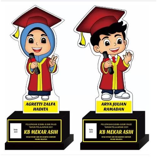 Jual Piala Wisuda Tk Paud / Plakat Wisuda Murah - Kota Tangerang ...