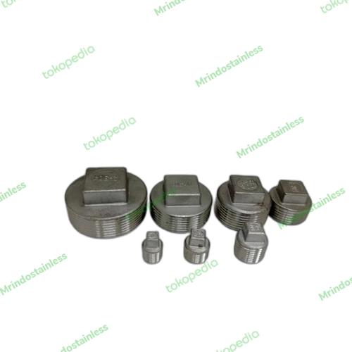 Jual Baut Plug 3/4 Inch Stainless / Baut tutup Drat Langsung stainless ...