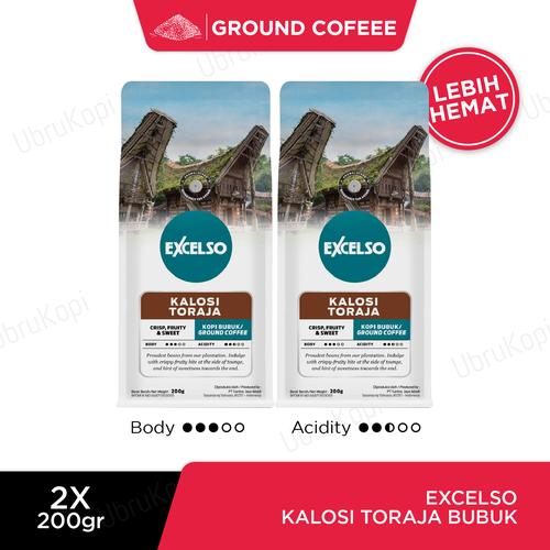 Promo Excelso Kopi Bubuk Kalosi Toraja 200g Twin Pack - Jakarta Pusat ...